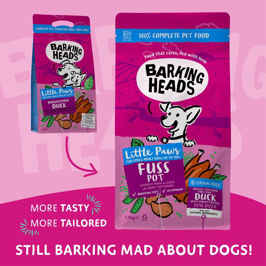 Little Paws Fuss Pot Duck Grain-free Hypoallergenic Dry Dog Food for ...